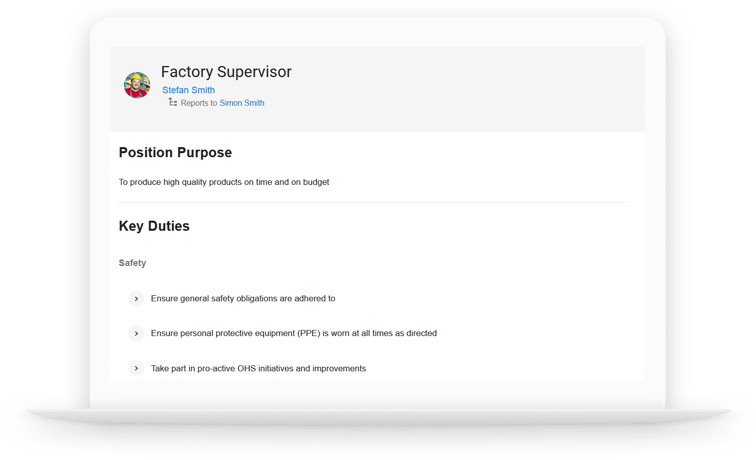Position Descriptions - Your HR System